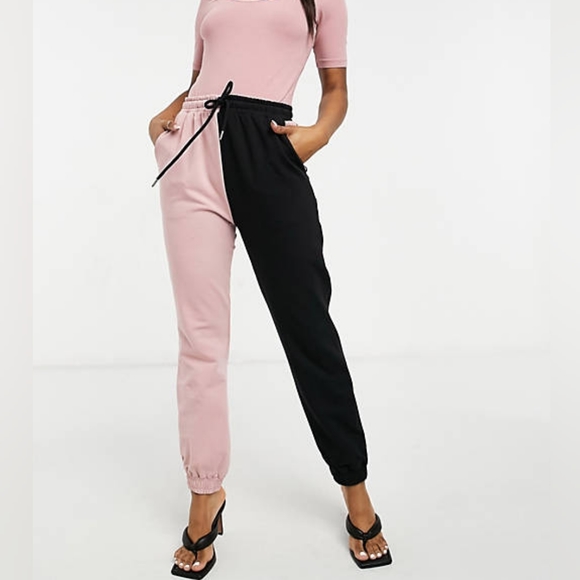 Parisian Works | Pants & Jumpsuits | Colorblock Joggers | Poshmark